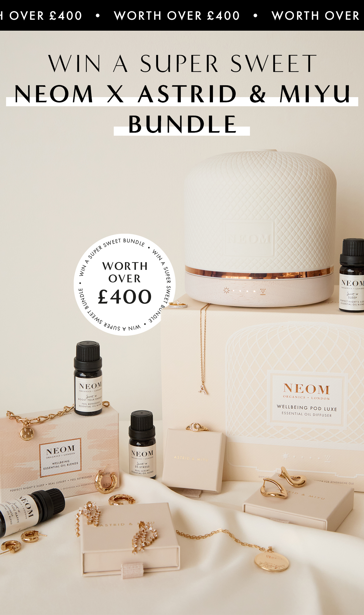 WIN... NEOM X Astrid & Miyu Bundle (worth over £400) - NEOM Wellbeing